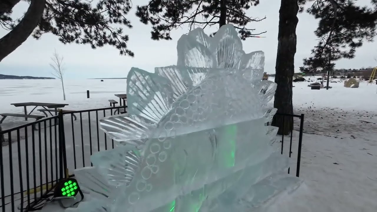 Amazing Ice Sculptures on Display — Barrie Winterfest 2024 | Barrie Ads