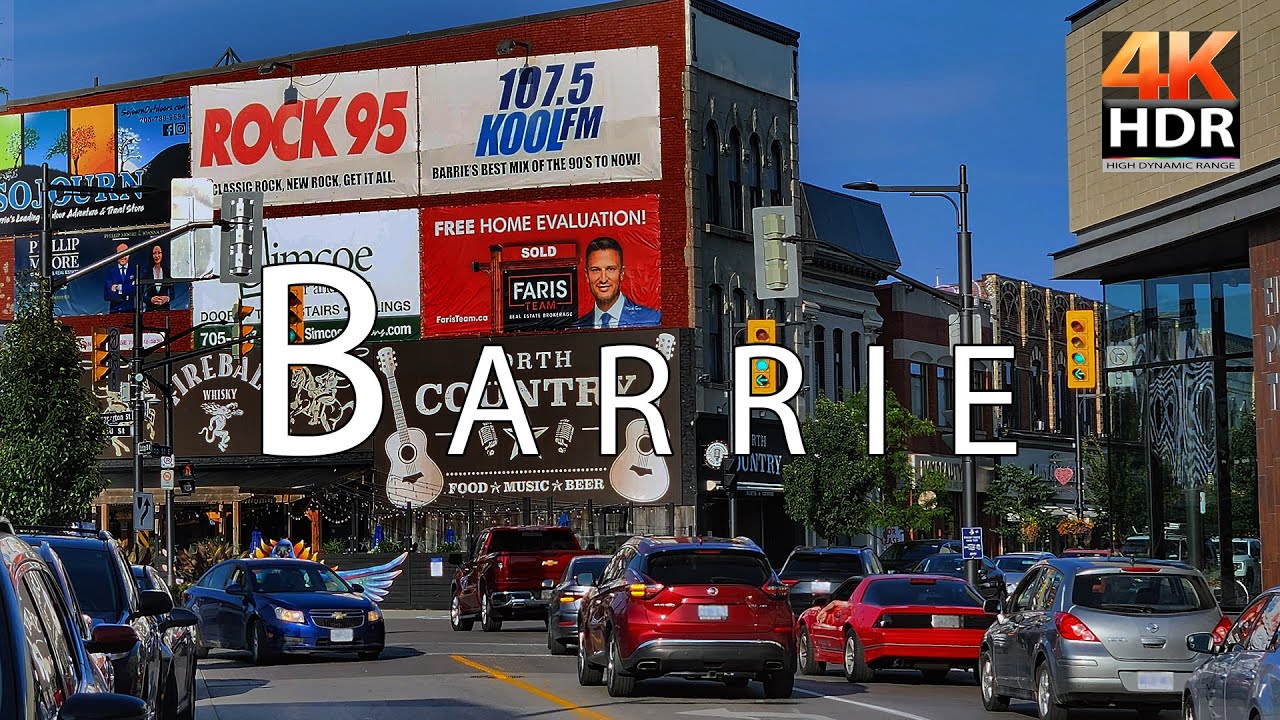 Barrie Ontario: A Scenic Walking Tour Of Downtown And Waterfront In 4K ...