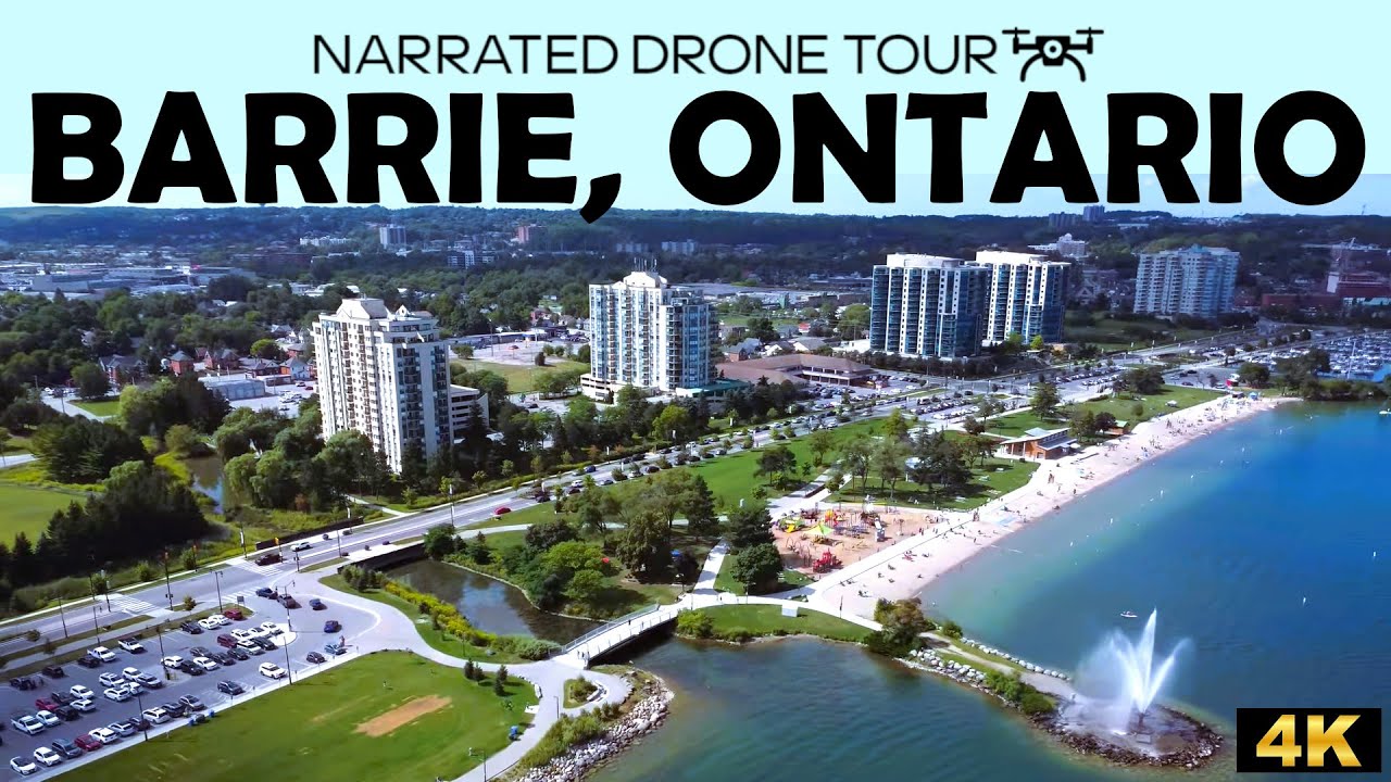 🌟 Stunning Aerial Views of Barrie, Ontario in 4K | Discover the Beauty ...
