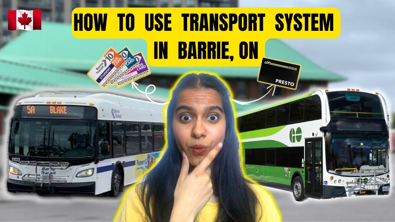How To Travel Inside and Outside of Barrie, ON | Types Of Fares & Passes | Schedules & Maps ...