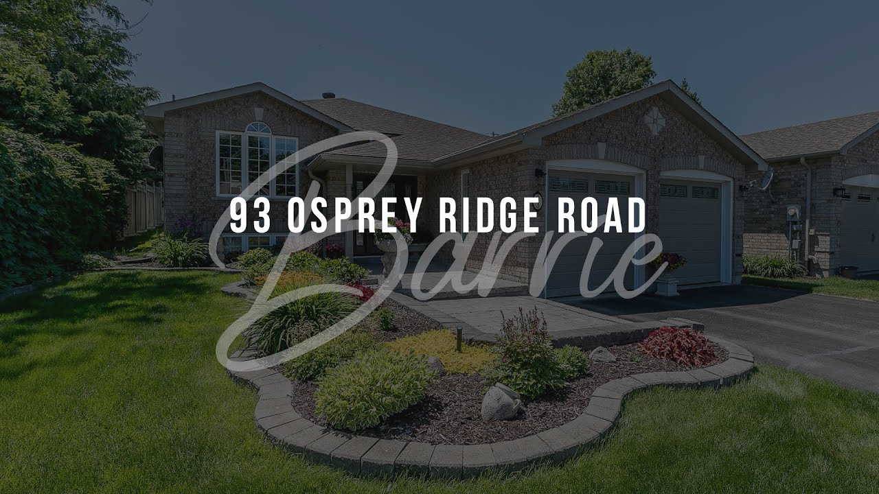 SOLD - 93 Osprey Ridge Road Barrie, Ontario | Barrie Ads